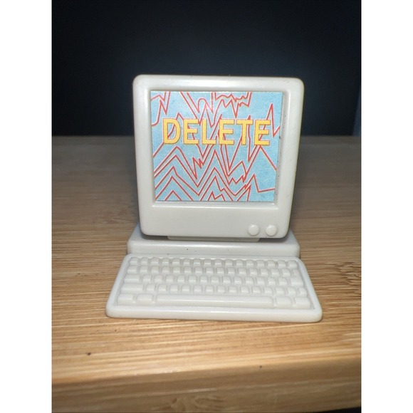 Toys | Mini Barbie Dolls Plastic Desktop Computer | Poshmark